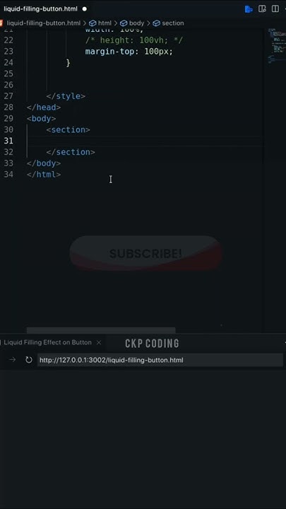 Liquid Filling Effect In Button Using css. #short - YouTube