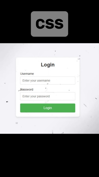 Html Css Java Login Form Python Htmltutorial Html5 Css Css3 Java Javascript