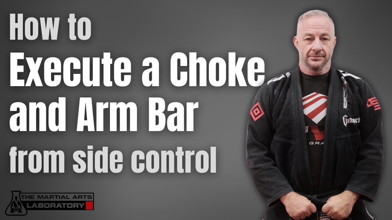 Mastering the Choke and Arm Bar from Side Control - YouTube