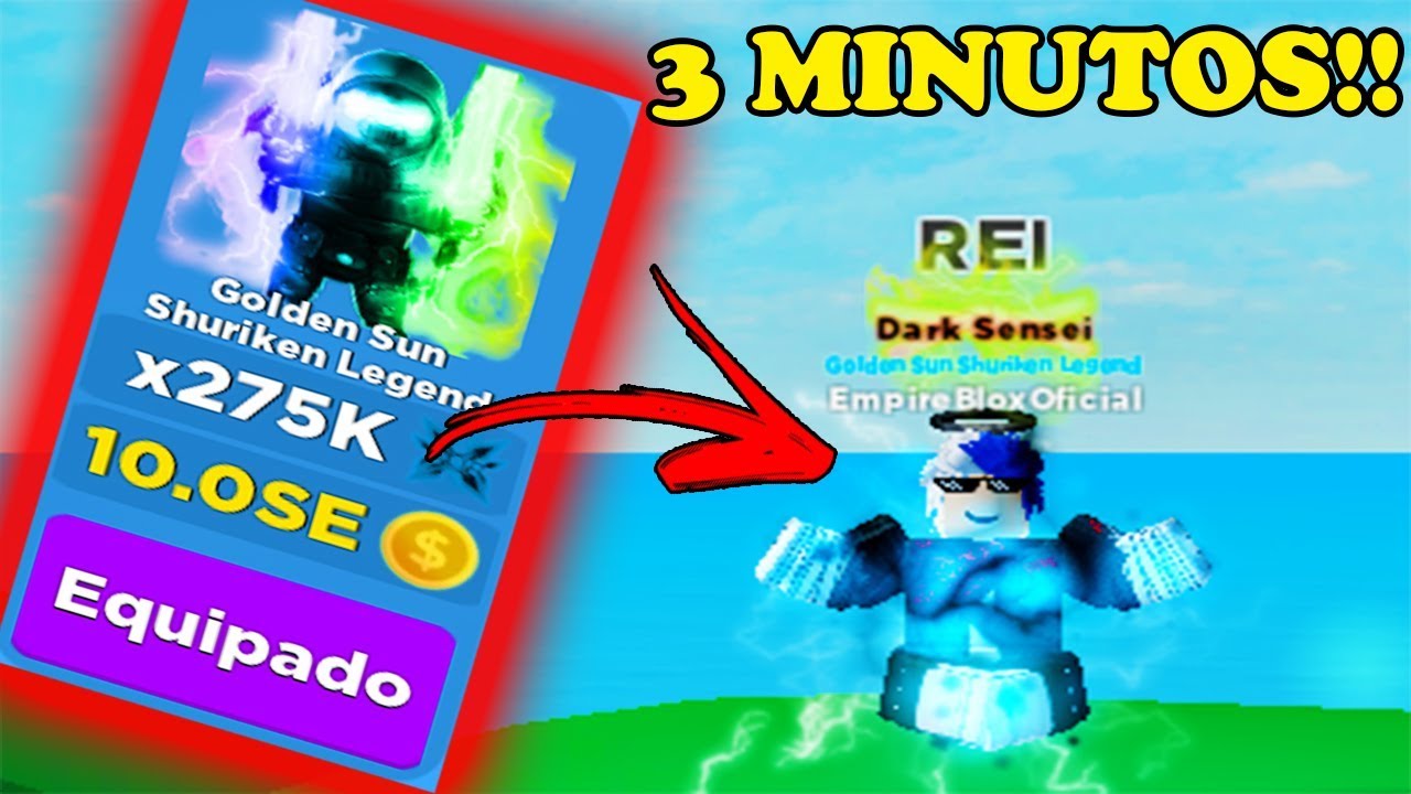 COMO PEGUEI O ULTIMO RANK NO NINJA LEGENDS EM 3 MINUTOS !! - YouTube