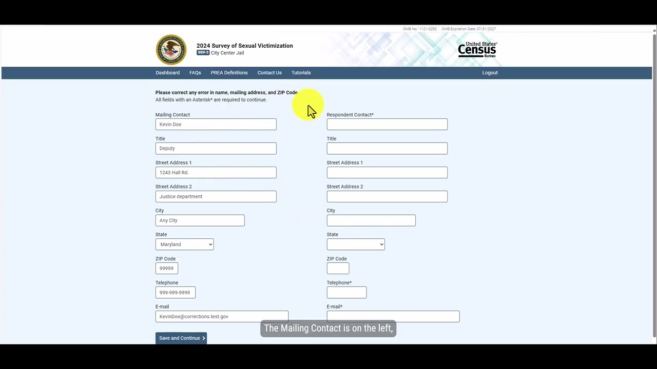 Survey of Sexual Victimization (SSV) Dashboard and Summary Form - YouTube