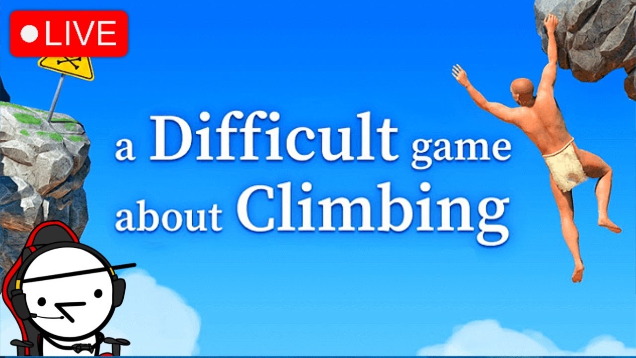 🔴LIVE! - A Difficult Game About Climbing (rage warning ⚠️ ) - YouTube