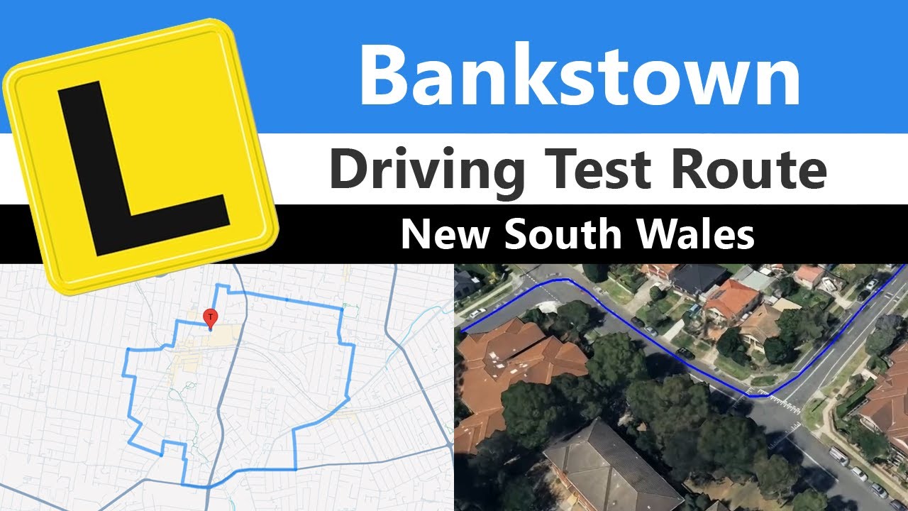 Bankstown Driving Test Route, NSW - Sample Route Map & Learner App ...