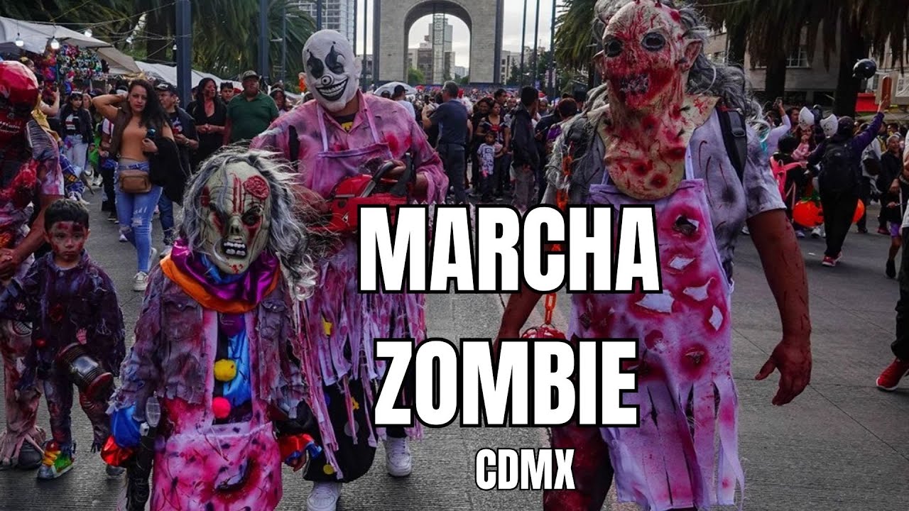 Asi se vivio la Marcha ZOMBIE en Ciudad de México 2024 | ZOMBIE March ...