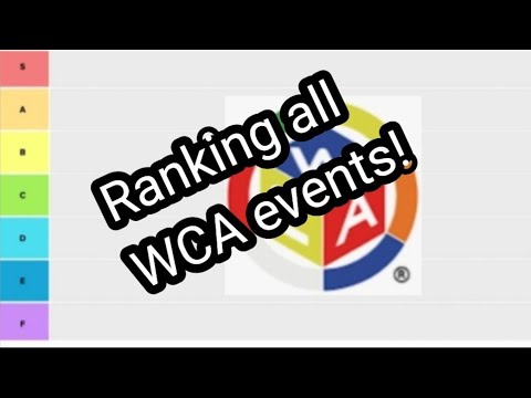 Ranking all of the WCA EVENTS! - YouTube