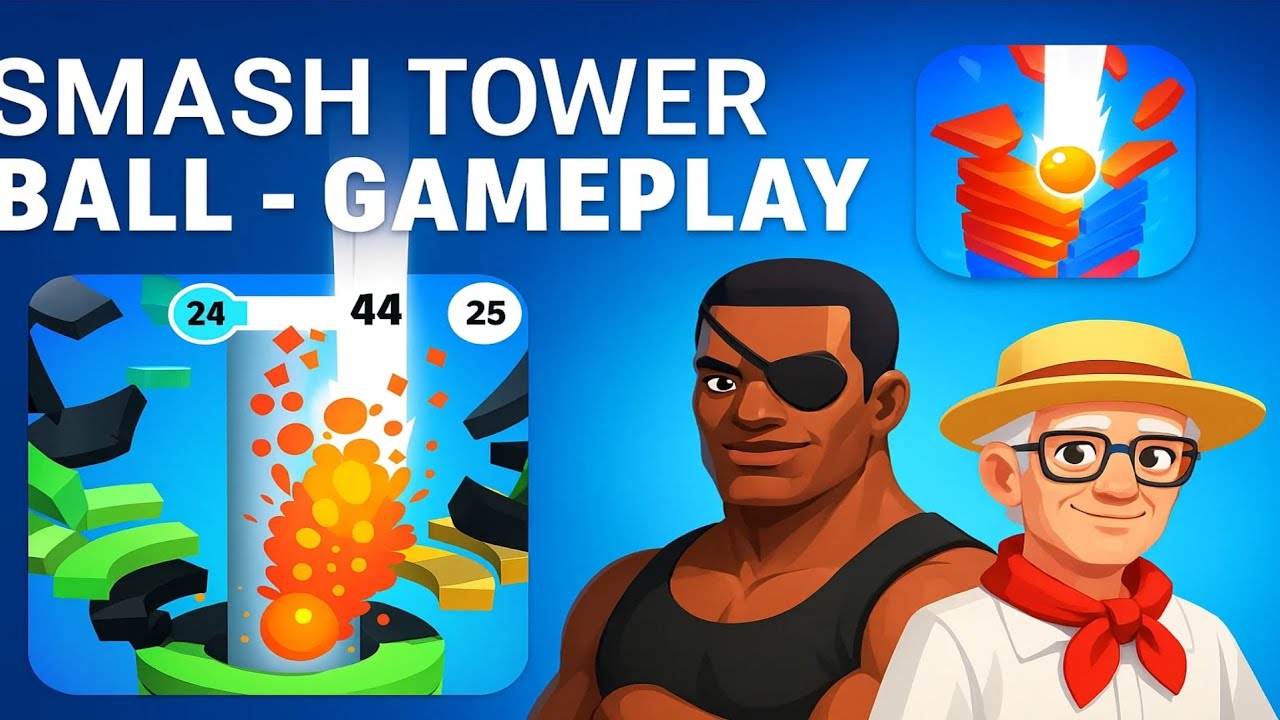 Smash Tower Ball 🔥 Addictive Tap-to-Smash Gameplay | Fun Casual Mobile ...