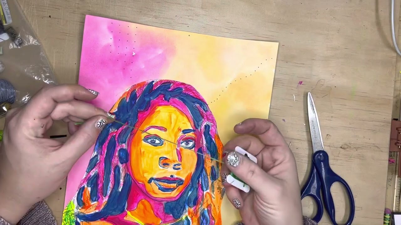 Art Class: Brilliant Bisa Butler Portraits Pt.2 - YouTube