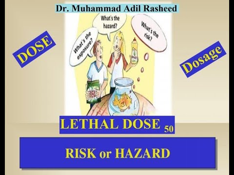 Dose, Dosage, Lethal Dose, Effective Dose, Risk or Hazard of Toxicity By Dr. Adil - YouTube