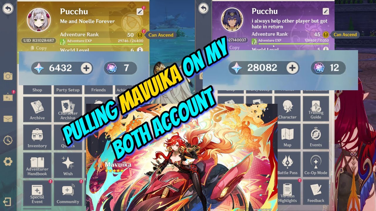 Pulling Mauvika on my Both f2p account - YouTube