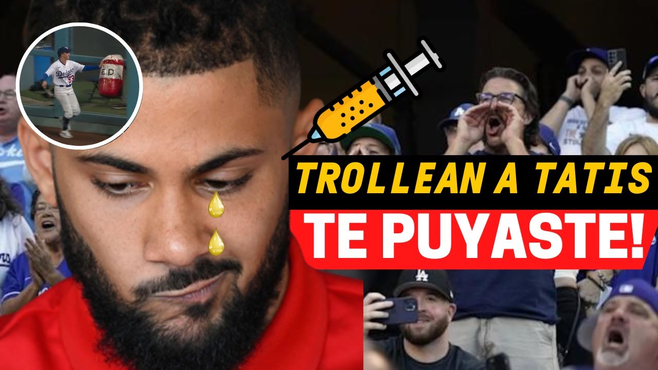 FANATICOS DE LOS DODGERS TROLLEAN Y SE BURLAN DE TATIS JR - YouTube