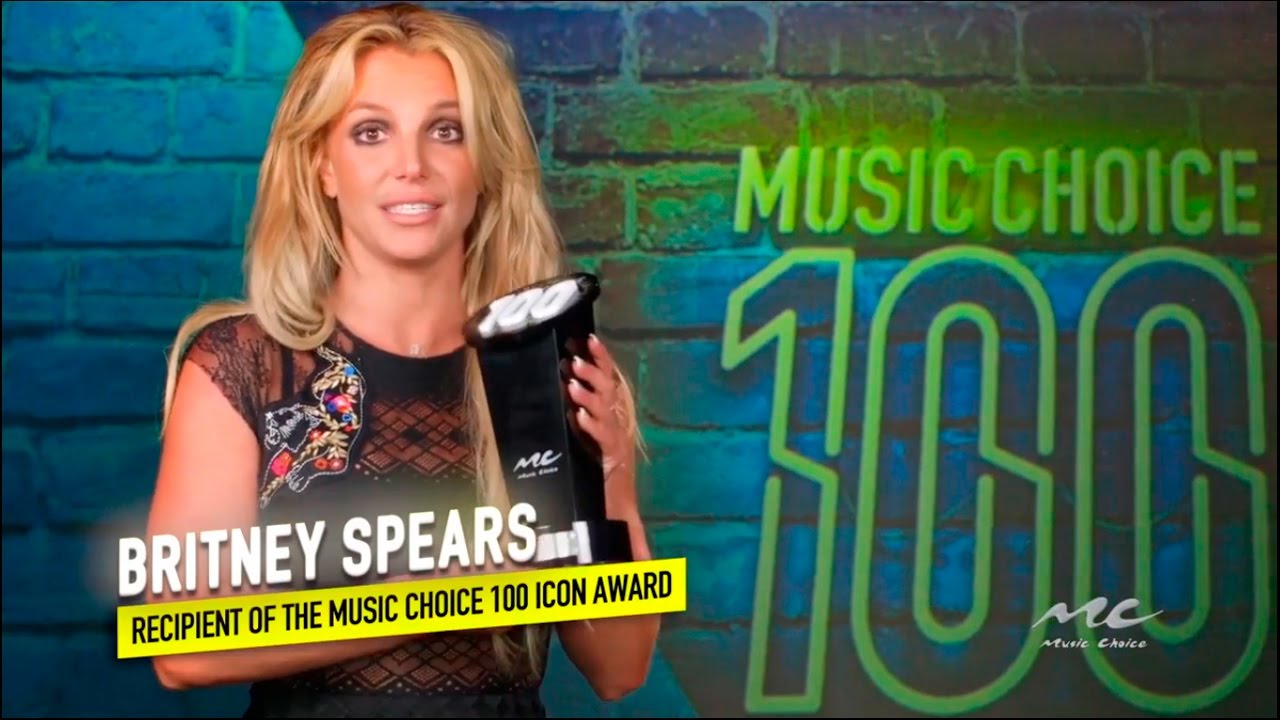 Britney Spears Wins the 2016 "Music Choice 100 Icon Award" - YouTube
