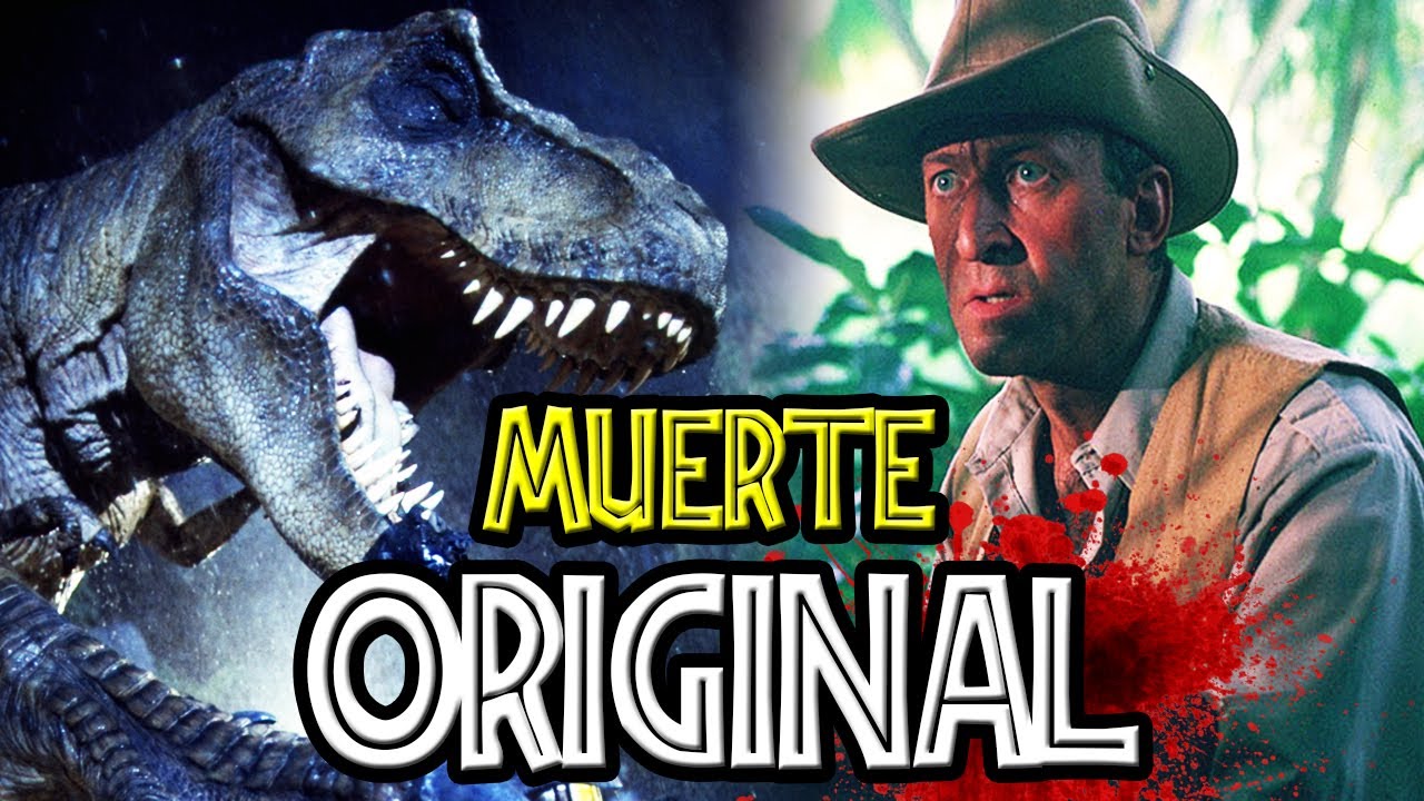 LA MUERTE ORIGINAL DEL T-REX EN JURASSIC PARK - YouTube