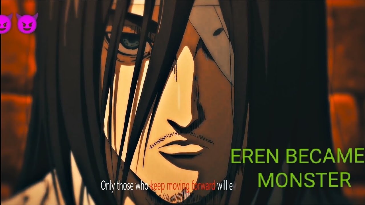 EREN BECAME A MONSTER | EREN YEAGER PAST REVIEW - YouTube
