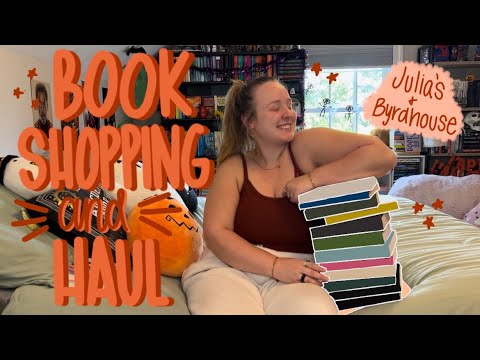 book shopping vlog & haul👻 | Julia's and Byrdhouse | - YouTube