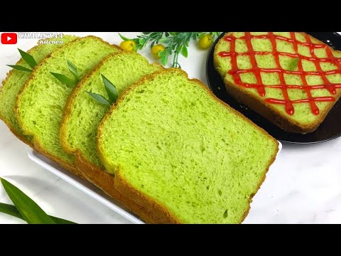 MEMBUAT ROTI TAWAR PANDAN PALING PRAKTIS - COCOK UNTUK PEMULA - YouTube