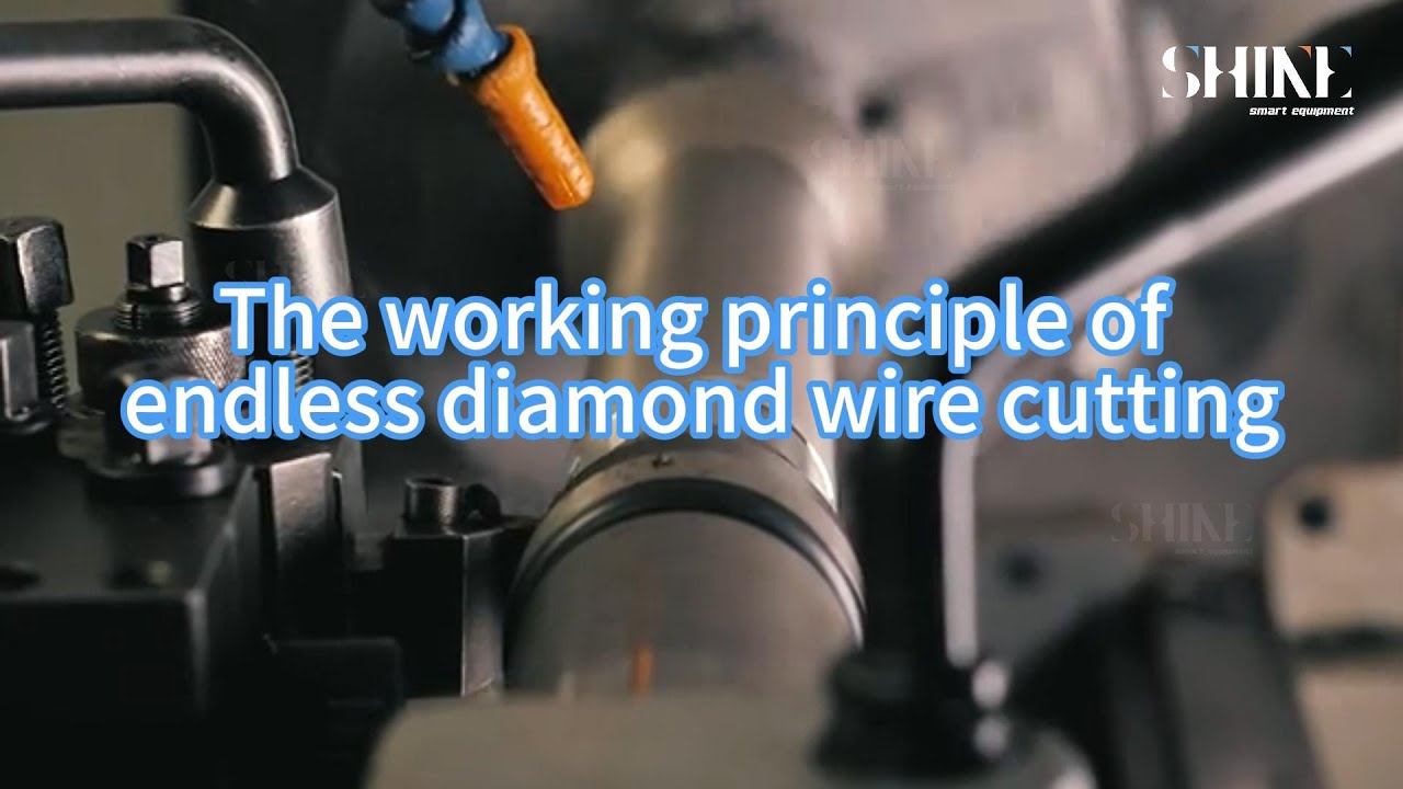 2-The working princple for endless diamond wire cutting - YouTube