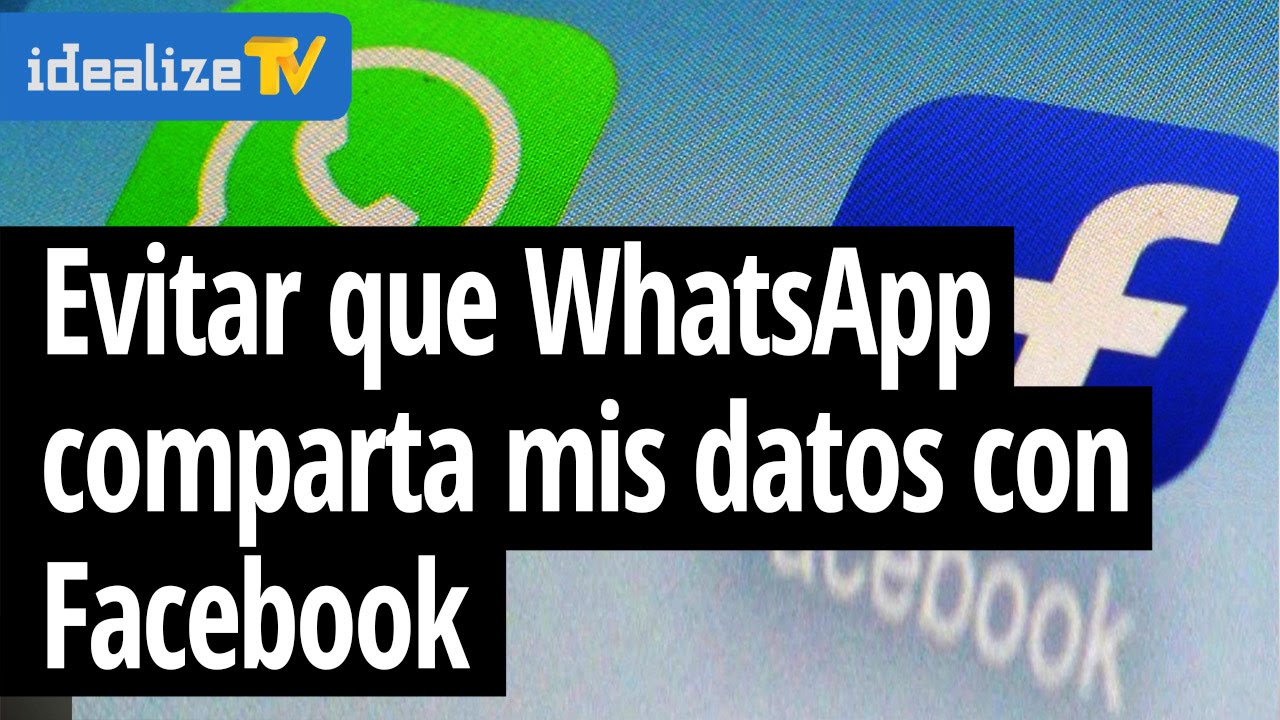 Evitar que WhatsApp comparta mis datos con Facebook - YouTube
