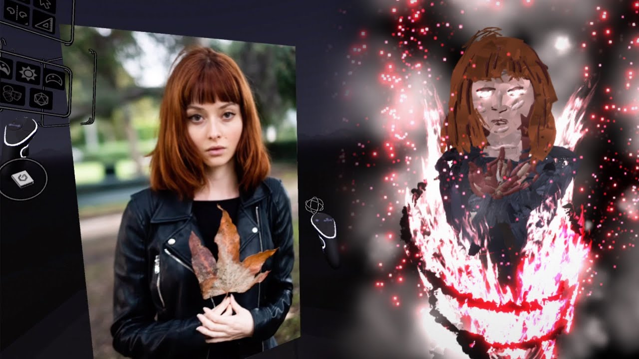 Photo Reference In VR Painting with Google Tilt Brush - YouTube