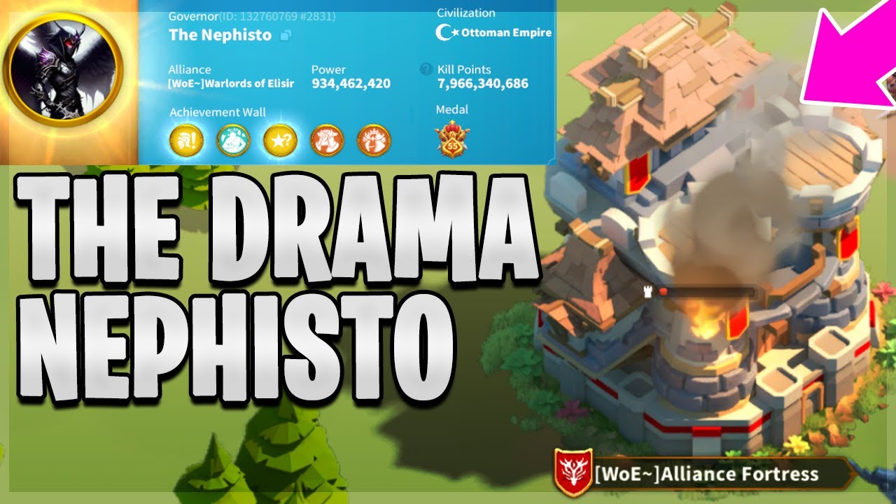 Nephisto in the Worst KvK 3 in History of RoK Drama [ Calls @Chisgule ...