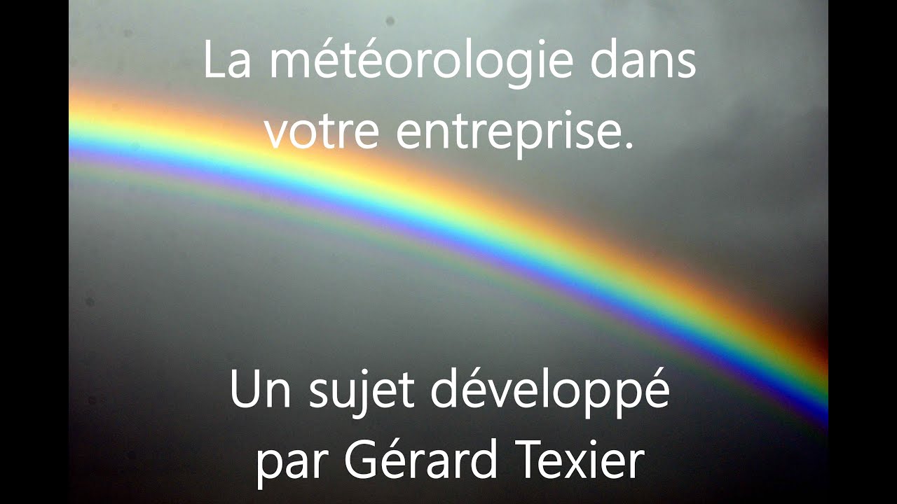LES ALERTES METEO- LA METEO DANS VOTRE ENTREPRISE PAR GERARD TEXIER ...