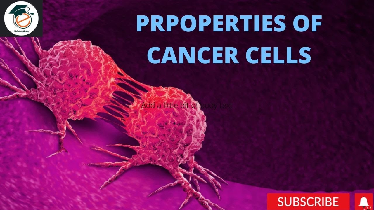 PROPERTIES OF CANCER || - YouTube
