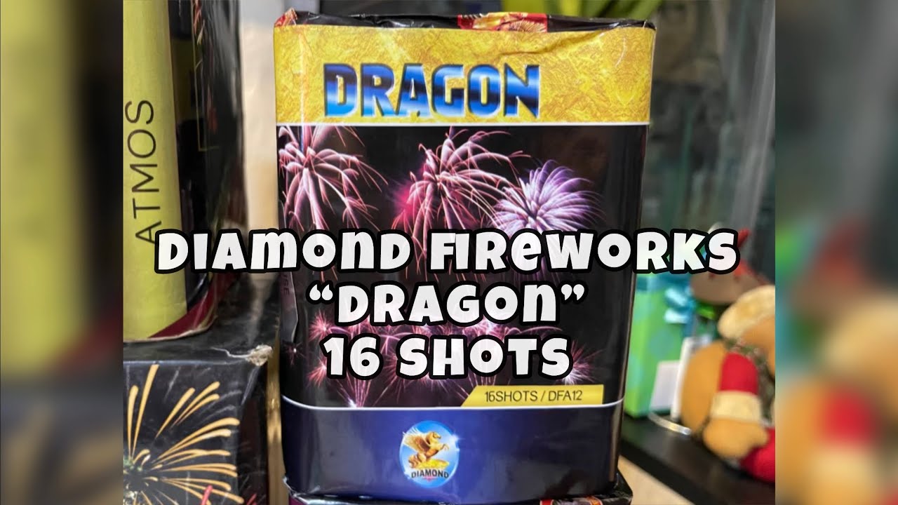 DRAGON by Diamond Fireworks (16 shots) Merry Christmas 2023 #Aerial # ...