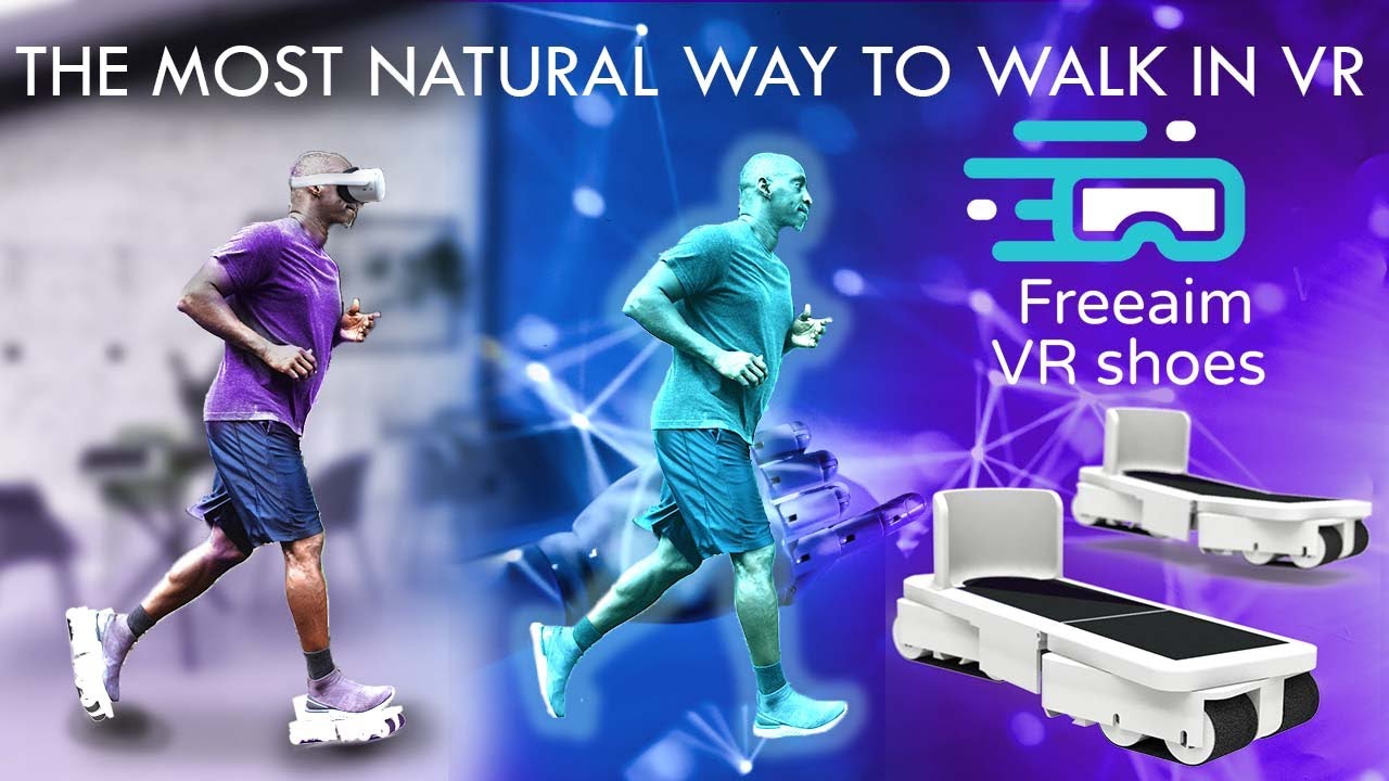 Freeaim VR Shoes: The most Natural Way to Walk in VR! - YouTube