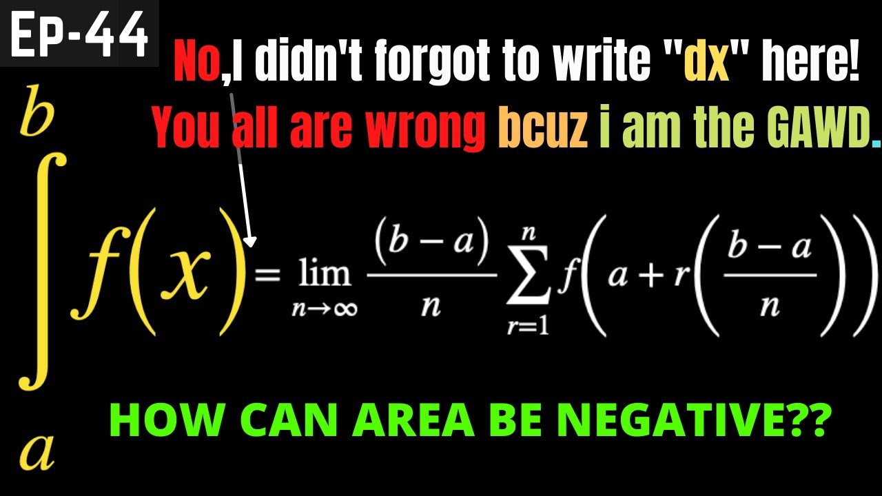 Calculus Ep#44: The making of the integral sign | How "dx" in integral ...
