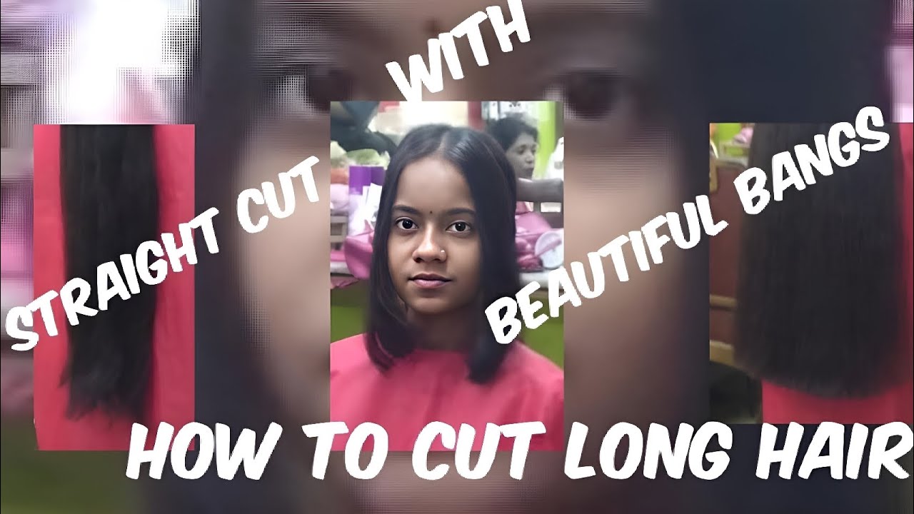 How to Cut Long Hair ## Straight Hair cut for long Hair ## Straight ...