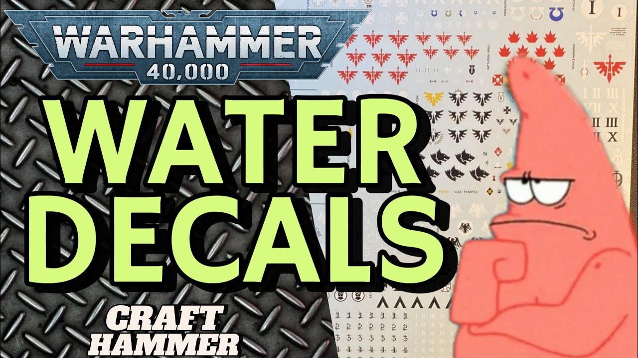 Basic Decals for Warhammer 40k Mini Tutorial | Hobby Vox - YouTube