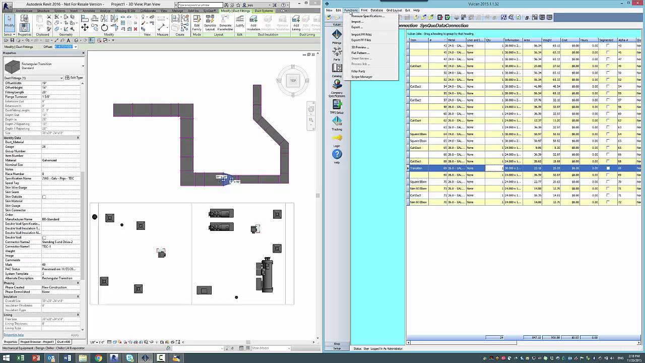 Revit MEP to Trimble MEP Autobid Sheet Metal - YouTube