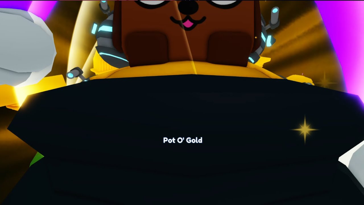 Hatching Pot O' Gold *Secret Pet* in BGSI *1/400M* + Mech Robot - YouTube