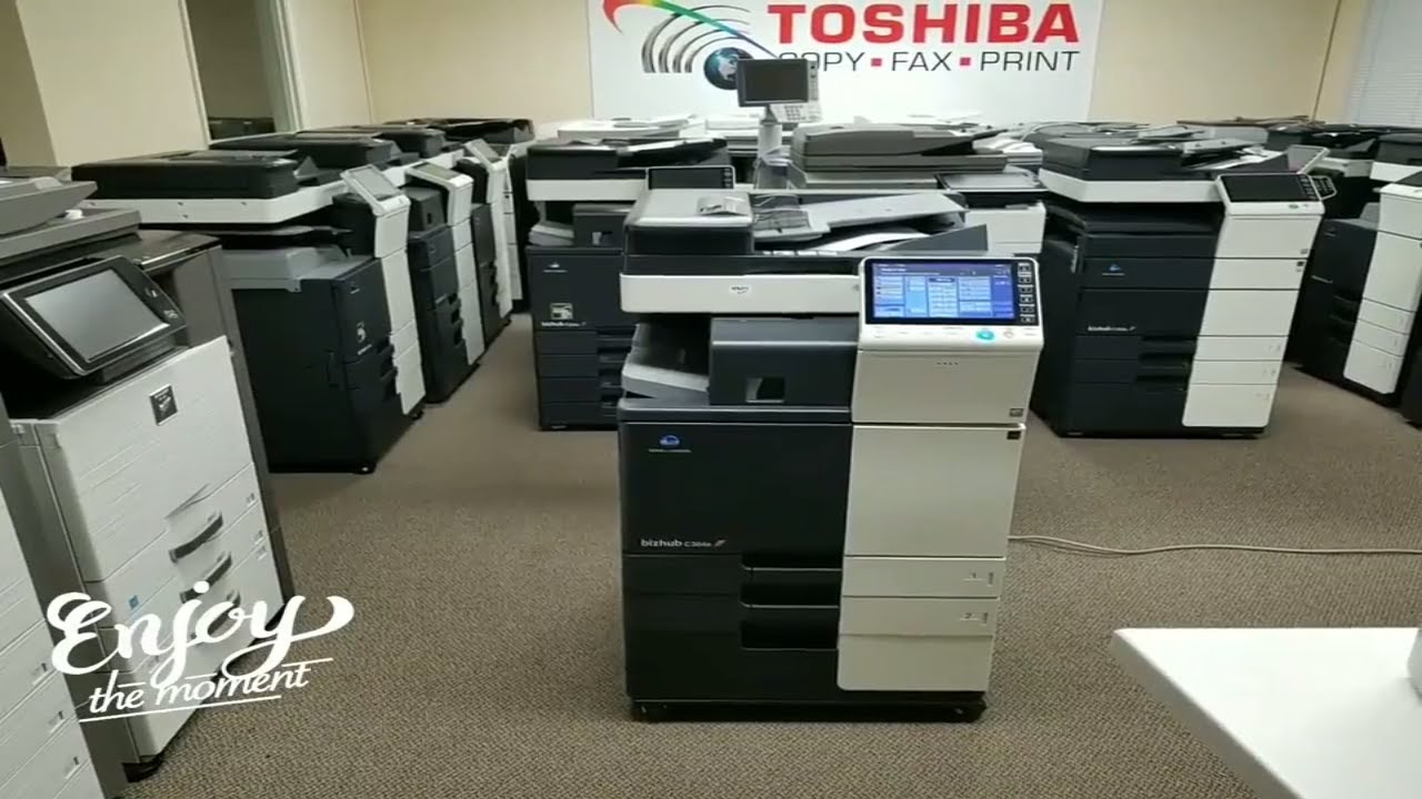 Konica Minolta Bizhub C364e - YouTube