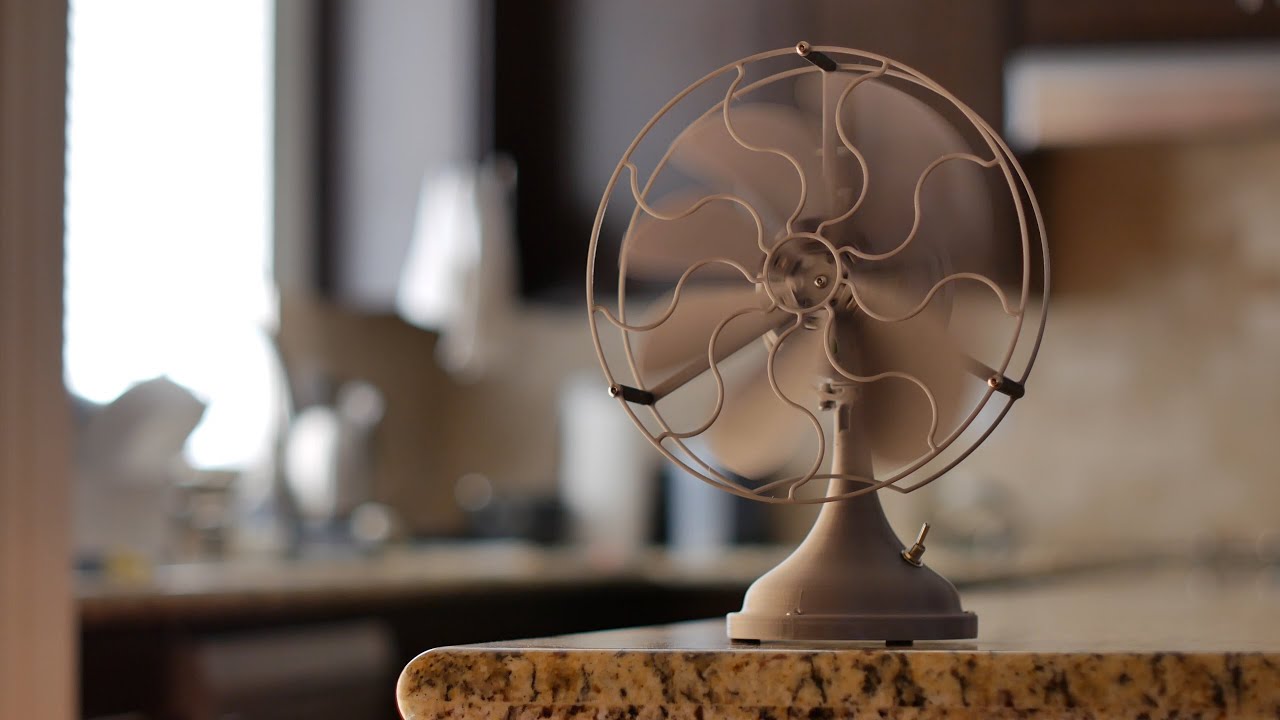 3D Printed Oscillating Fan - Redux - YouTube