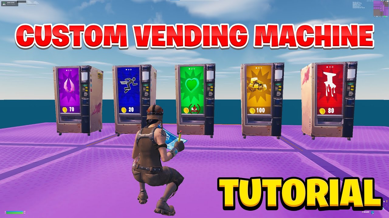 How to make CUSTOM Vending Machine in UEFN! - YouTube