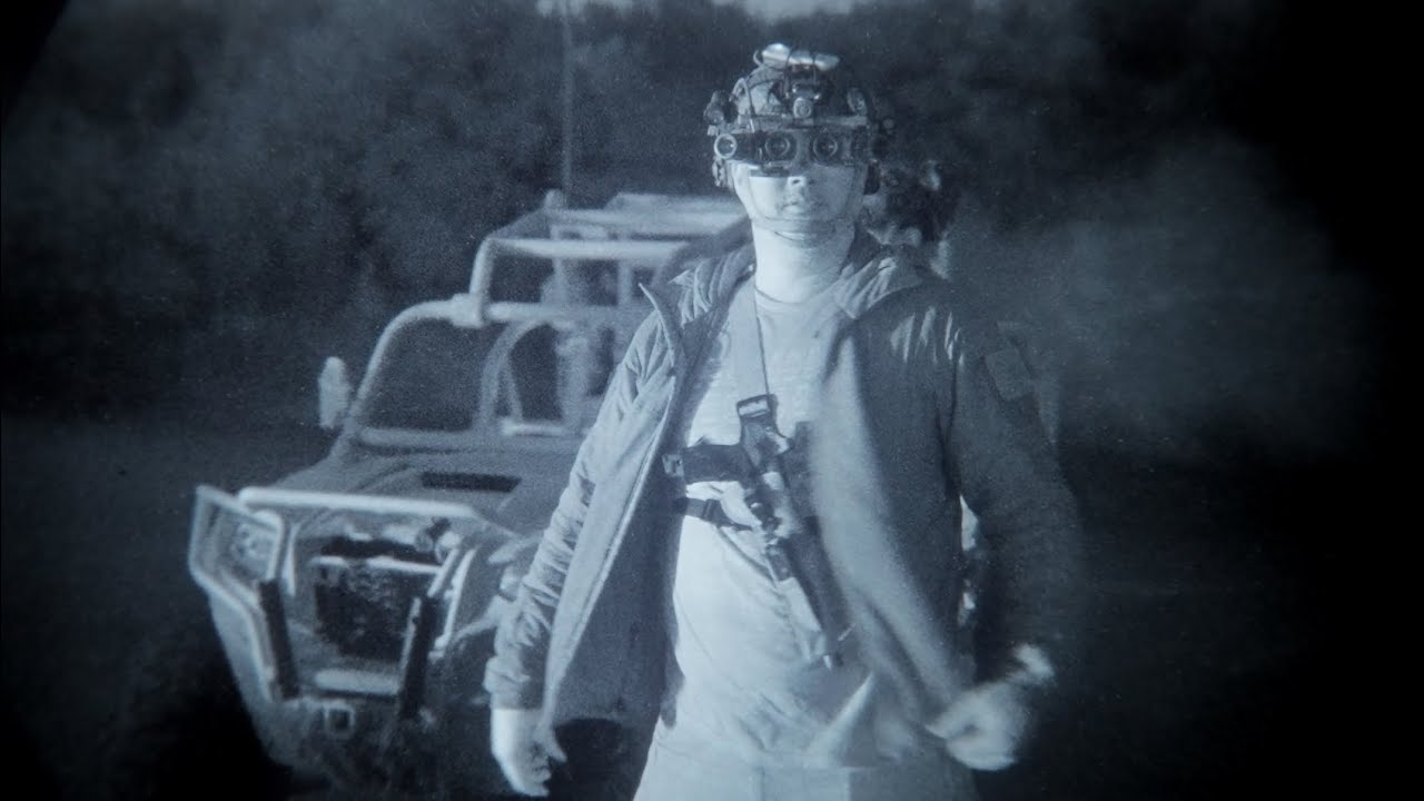 Night Vision Polaris MRZR: Quads On Quads - YouTube