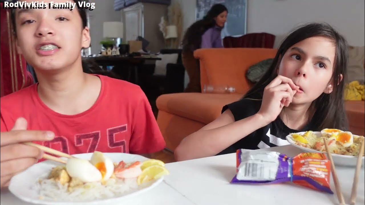 Half Filipinos Love Pinoy Palabok 🇵🇭 RodVivKids Family Vlog Philippines - YouTube