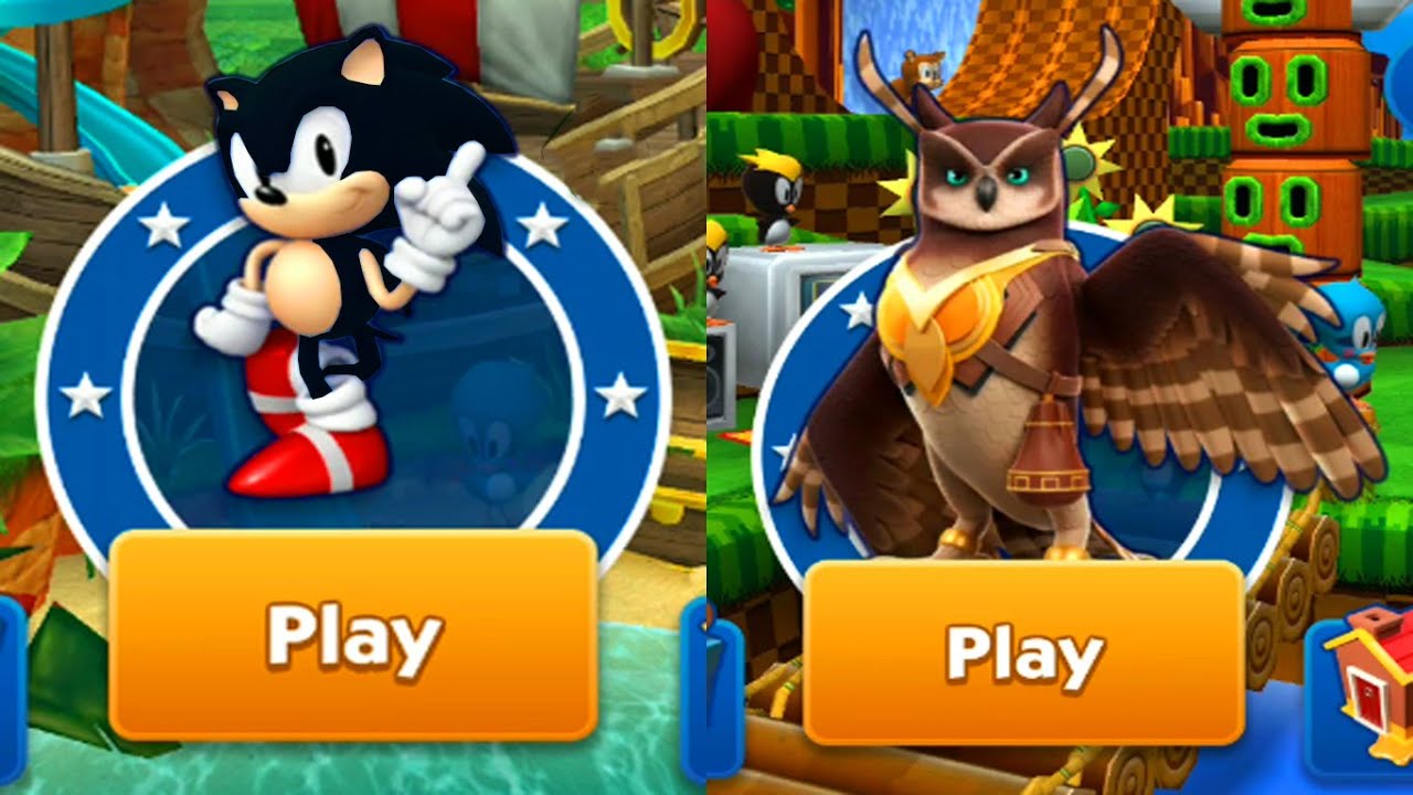 SONIC DASH - SHADOW BABY SONIC vs LONGCLAW - FUNNY GAMEPLAY - YouTube