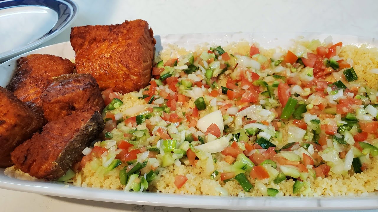 How to couscous and fish recipe simple steps👌 - YouTube