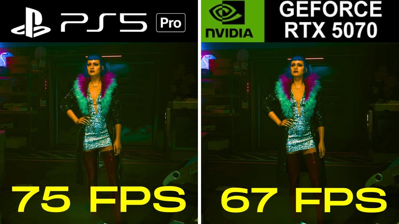 PS5 PRO vs RTX 5070 PC Visuals & Performance Compared 4K - YouTube