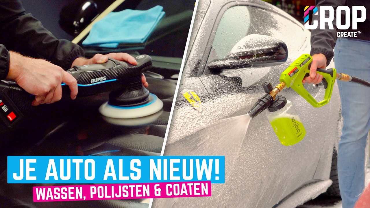Zo maak jij zelf je auto als nieuw: Wassen, Polijsten & Coaten! - YouTube