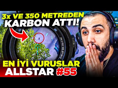 3X AMR İLE 350 METREDEN KARBON ATTI İMKANSIZ OLAY!! 😱 EN İYİ VURUŞLAR ALLSTAR #55 | PUBG MOBILE