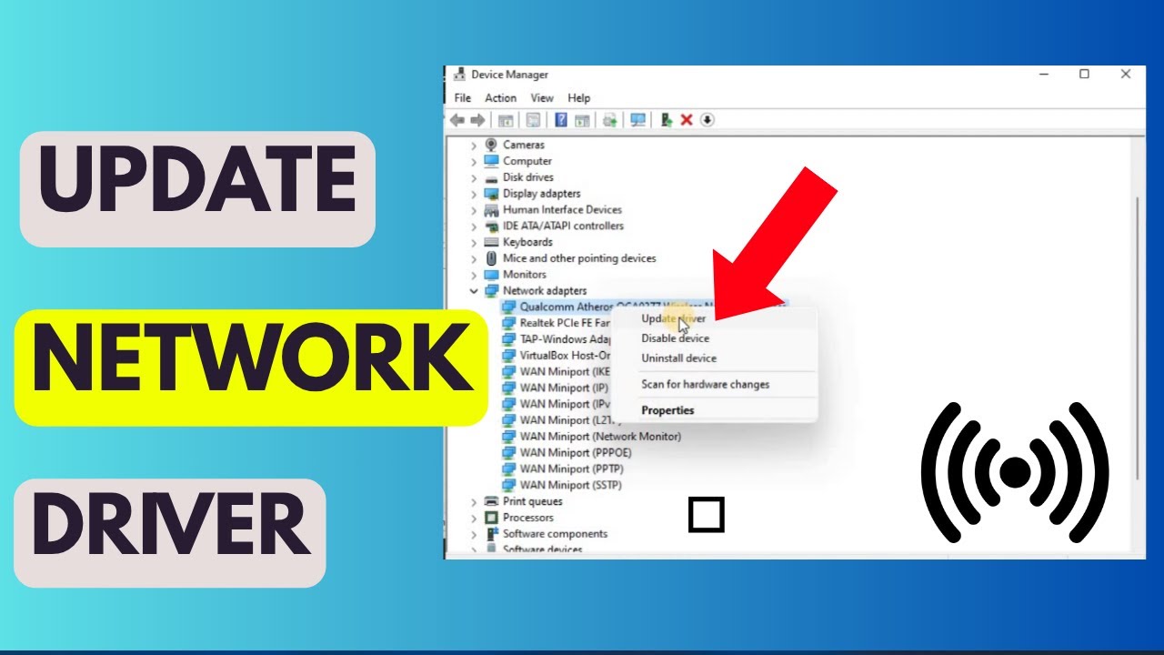 How to Update Network Driver on Windows 10 - YouTube
