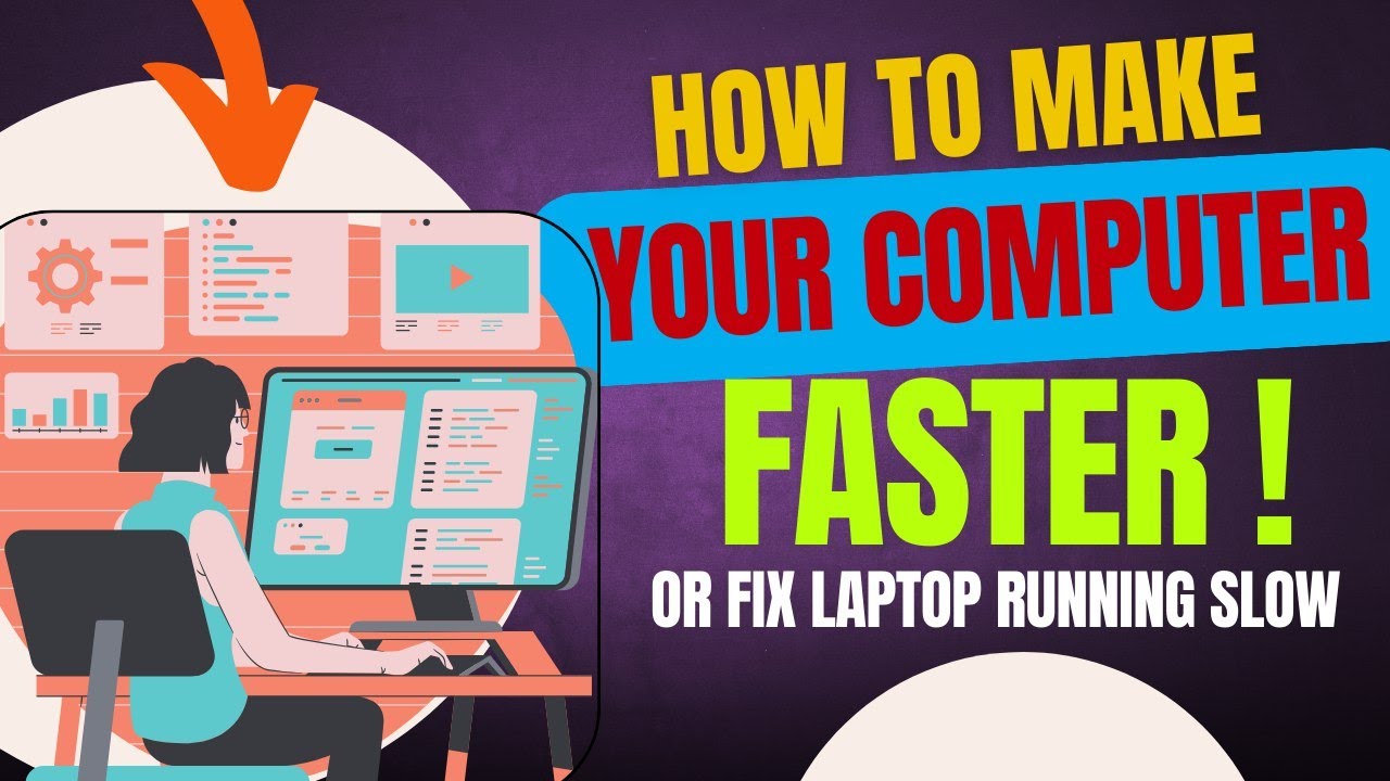How to make your computer faster or fix laptop running slow - YouTube