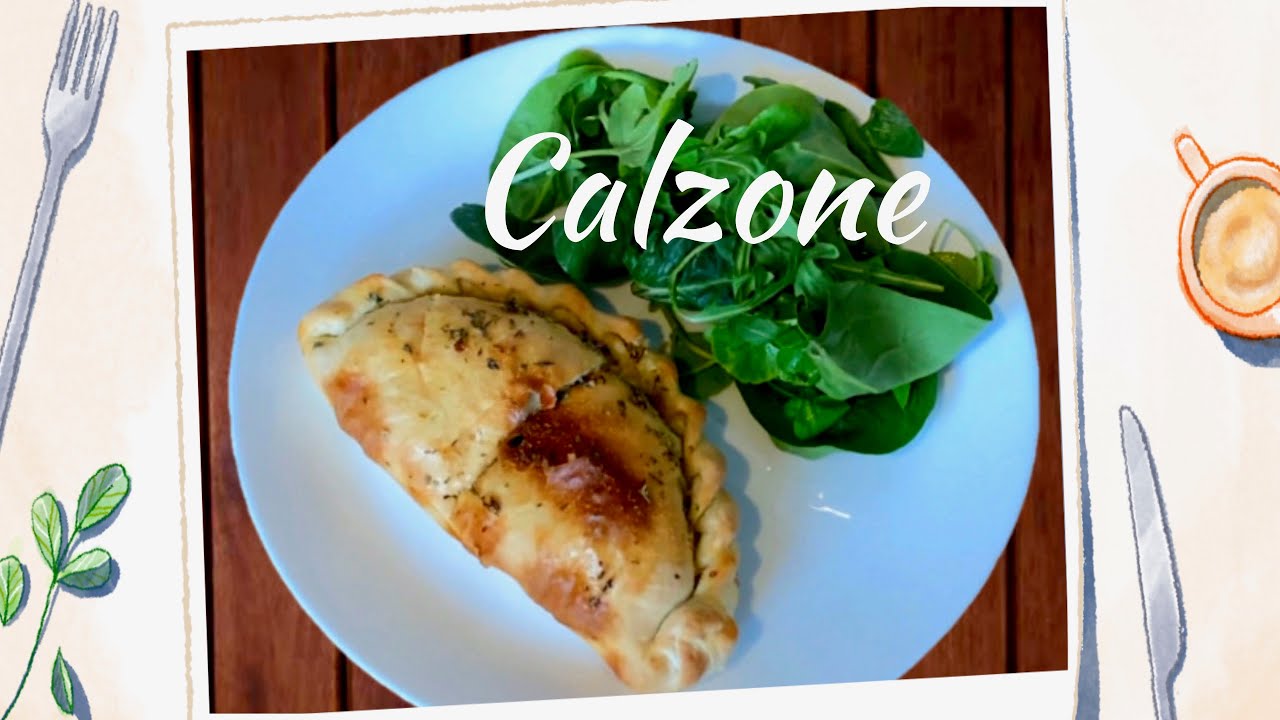 Home Made Veg Calzone l Easy To Make Italian Filled Oven Bread Recipe l ...