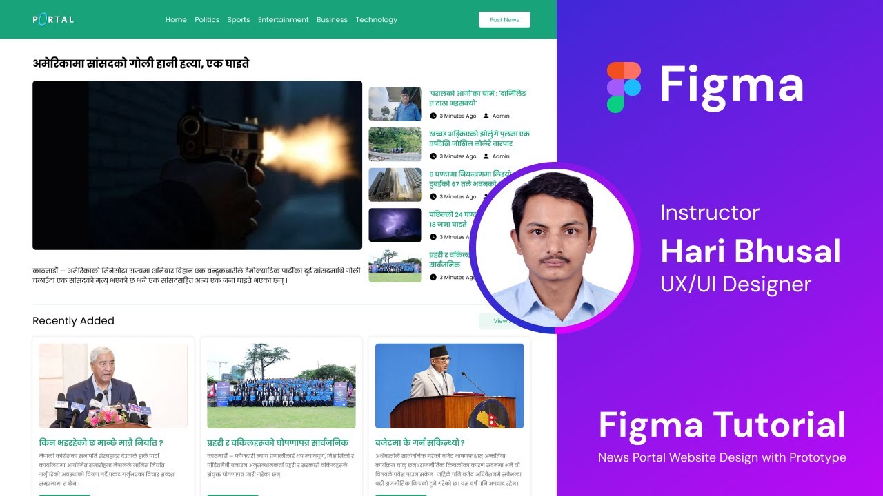 1. 🎨 Figma Basic Tools Explained in Nepali | Rectangle, Line, Arrow ...