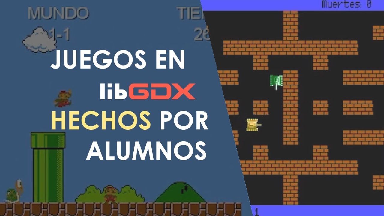 Juegos desarrollados por alumnos en Java y Libgdx - YouTube