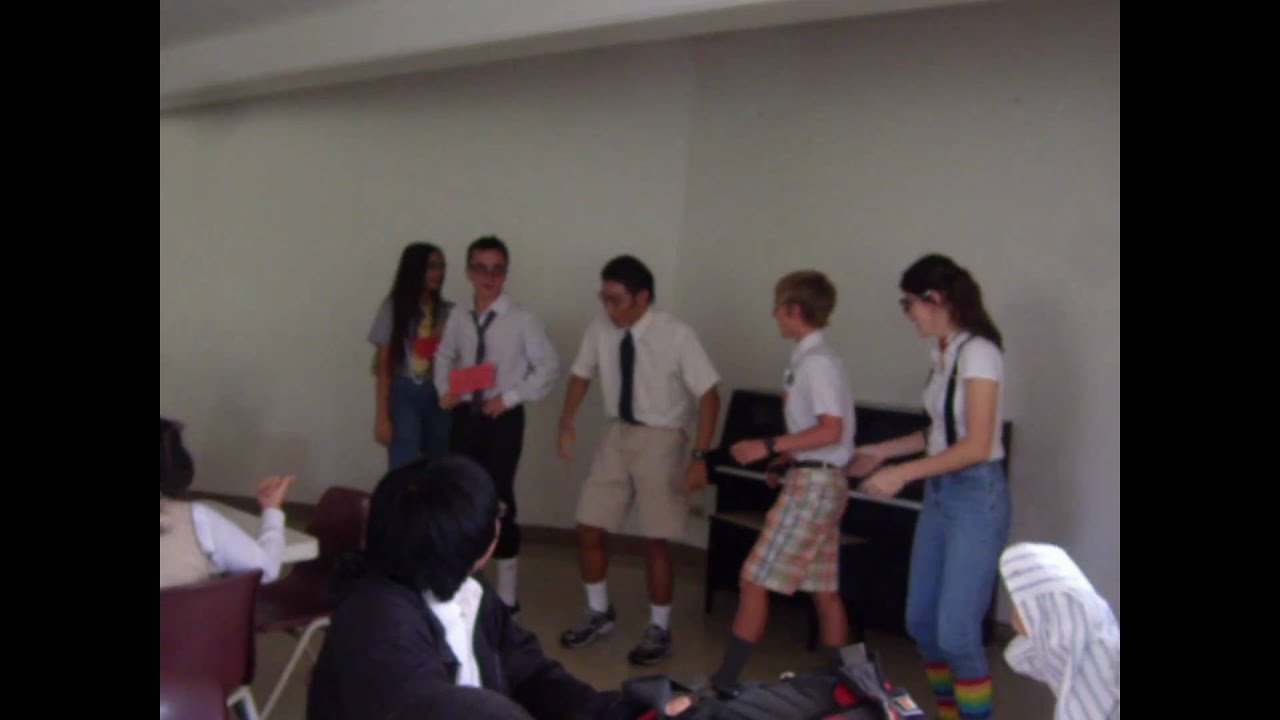 Freshmen Initiation: Napoleon Dynamite Dance - YouTube