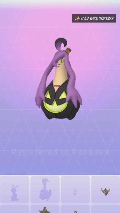 Shiny Gourgeist Evolution Pokemon Go - YouTube