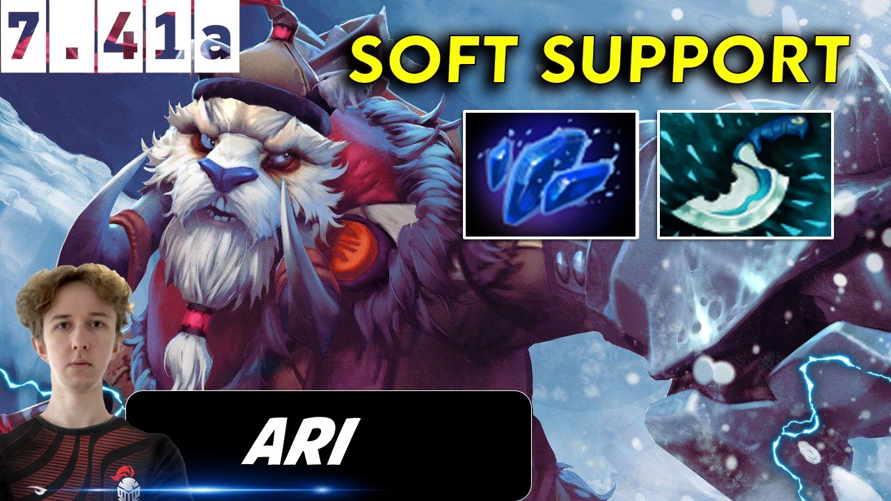 Ari Tusk Soft Support - Dota 2 Patch 7.41a Pro Player Full Gameplay ...